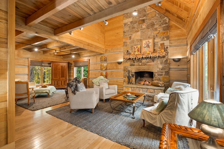 Unwind In Timeless Elegance: Sanctuary With A View - Brown County, IN
