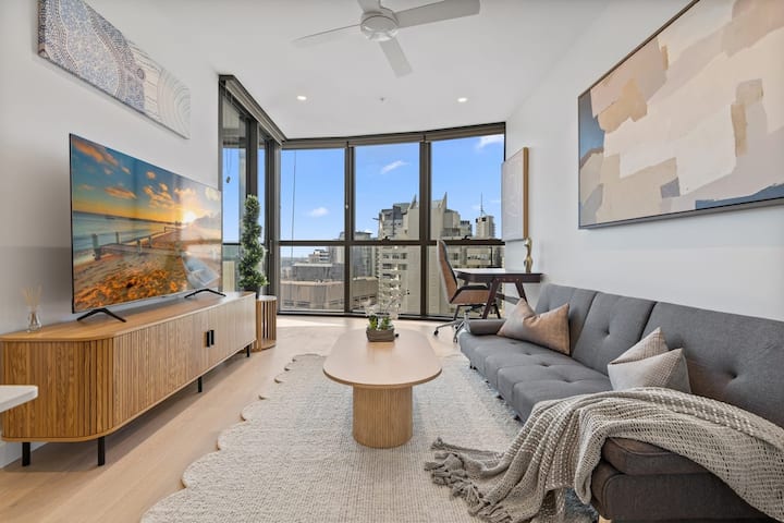 Queens Wharf ~ Bright 1br W/ Views, Wifi & Pool - Brisbane