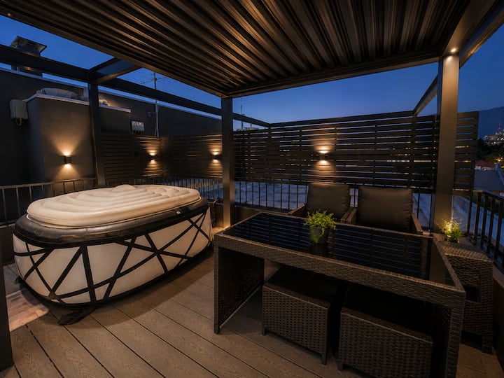 Depto. 3d/2b + Ac +Terraza Privada + Jacuzzi - Providencia