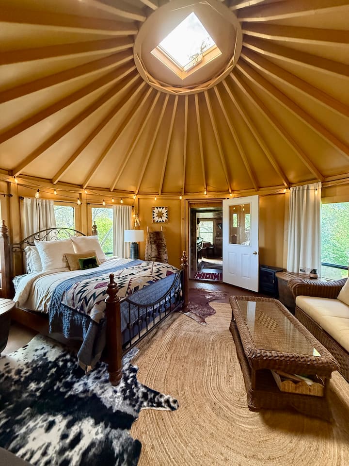 The Rough & Ready Yurt - South Yuba River State Park, Penn Valley
