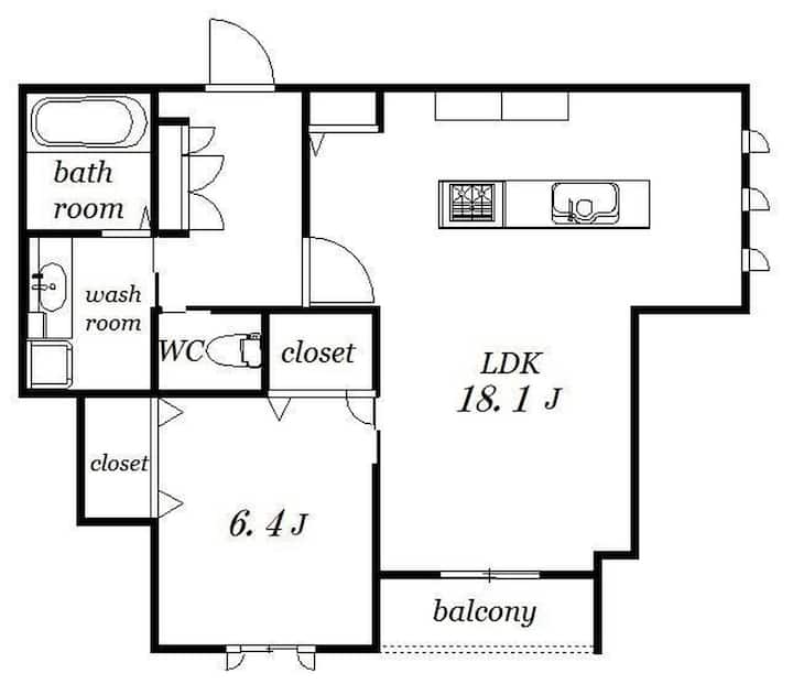 14 Guests | 2 Units Private | 1ldk+2ldk | Parking - 石卷市