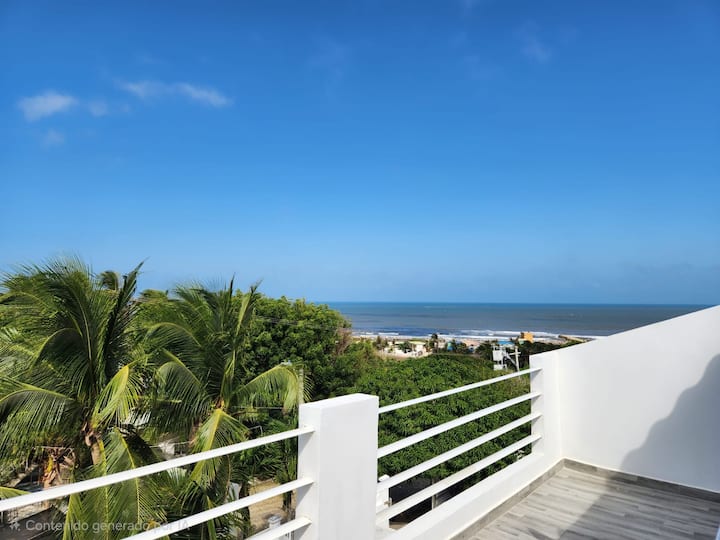 Nueva Casa De Playa Salgar Con Vista Al Mar - Puerto Colombia