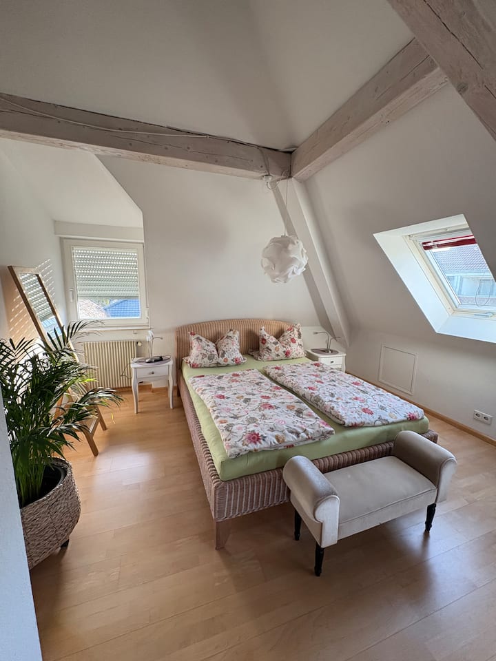 Lichtdurchflutete Dachgeschosswohnung 70m2 - Ihringen