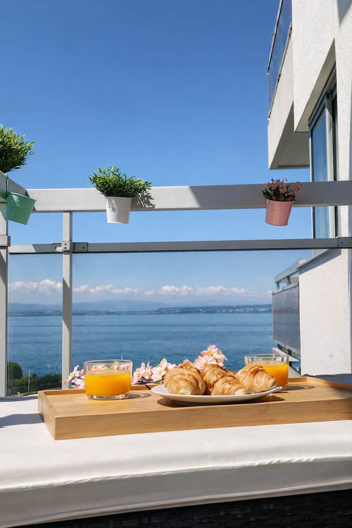Superbe Appartement à ÉVian Avec Parking - Évian-les-Bains