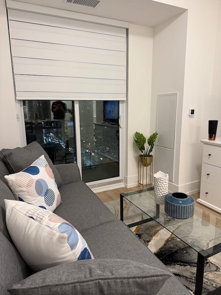 Modern 1 Br &Den Condo-sleeps 3 Near Mcmaster/hosp - カナダ ハミルトン
