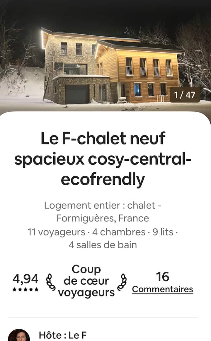 Le F-chalet Neuf Cosy éCologique-nouvelle Annonce - Matemale