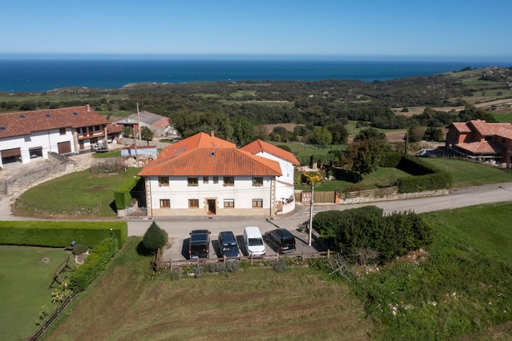 Apartamento Rural Sanvi B - Terraza Y Vistas Picos - San Vicente de la Barquera