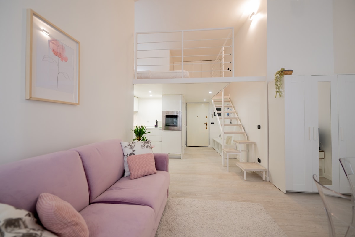 Mezzanine studio 5 pers – Le Petit Voltaire - air conditioning - Flats ...