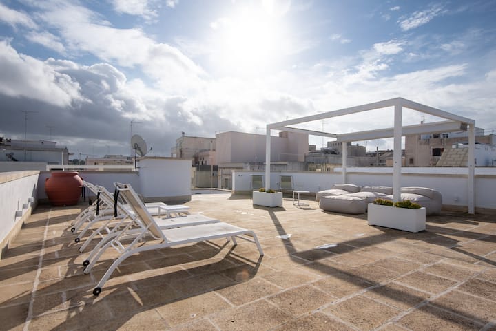 Terrazza Panoramica Da Vivere • Relax E Spazio - Otranto