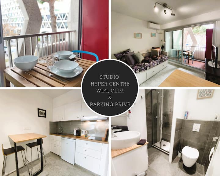 Studio Climatisé Avec Parking, Hyper Centre - La Grande-Motte