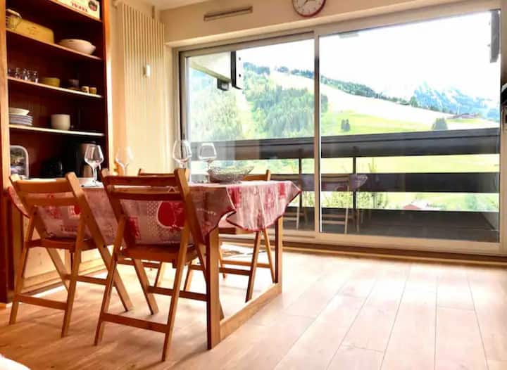 Appart 2/4 Pers à La Clusaz, Vue Exceptionnelle - La Clusaz