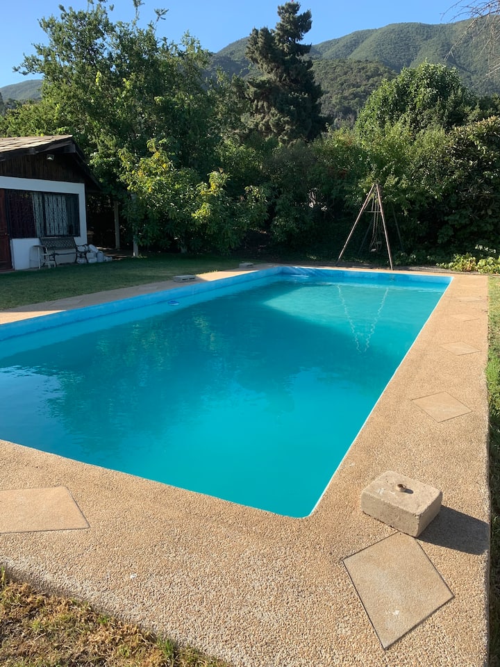 Atardecer En La Campana: Piscina, Columpio Y Calma - Limache