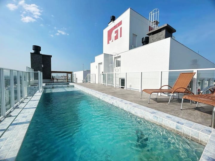 2 Quantos (1 Suite) Ap 1304 Com Box Perto Do Mar. - Capão da Canoa