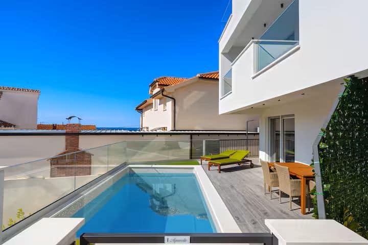 Aquarelle 1-luxury Duplex ·Private Pool & Sea View - Primošten