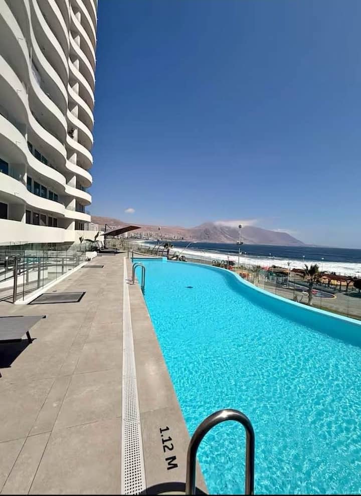 Estudio Full Equipado, Península 1ª Línea De Playa - Iquique