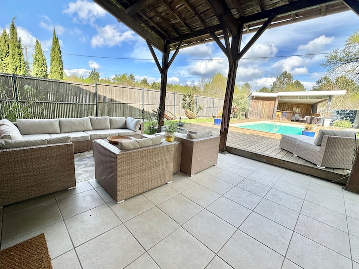 Jolie Grange Proche Bassin D Arcachon Et Plages - Hostens