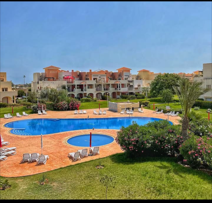 Marina Luxe · Terrasse · Piscine · Clim - Saidia