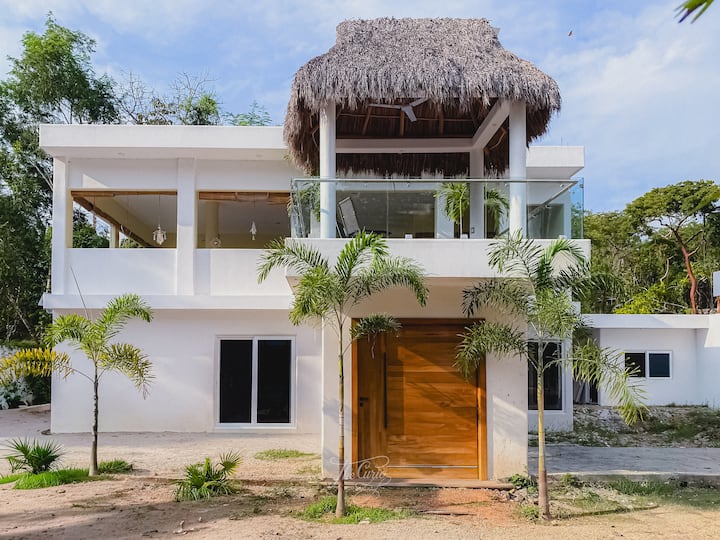 Casa Solara: Lujo Tropical, Palapa Y Starlink - Chacala
