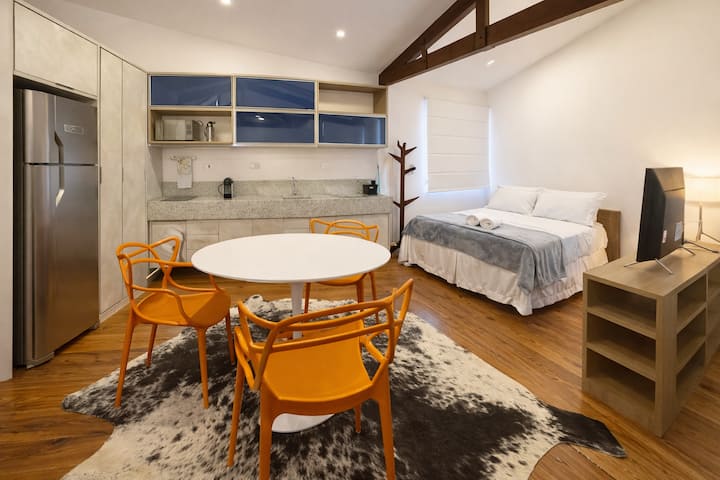 Excelente Loft 319 No Centro Petrópolis Com Vaga - Petrópolis