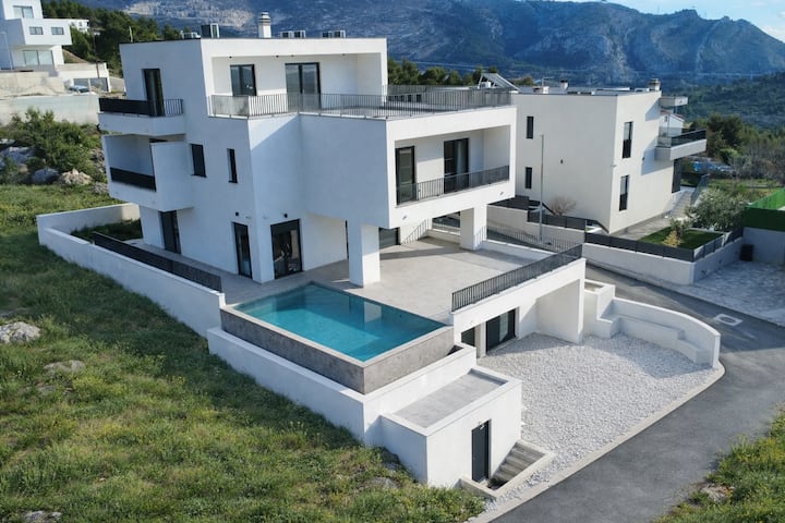 Villa Infinium - Infinity Pool, Panoramic View - Split