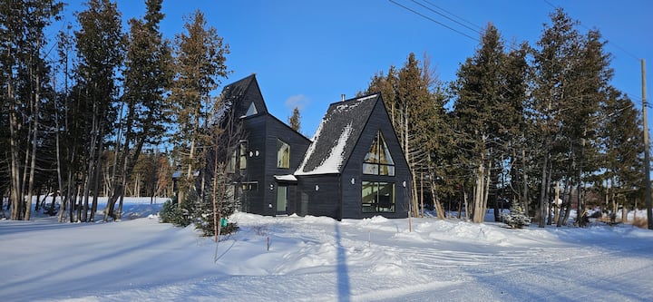 Modern Forest Retreat With Sauna And Hot Tub - マニトバ