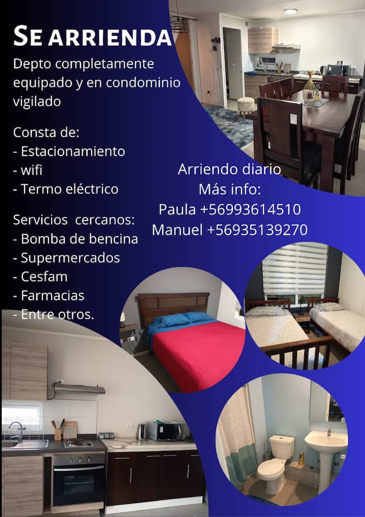 Hermoso Departamento En Condominio - Villarrica