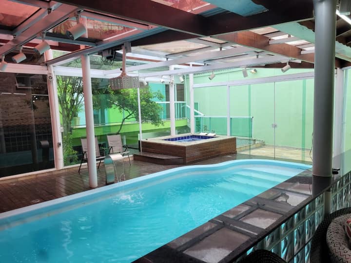 Casa Ampla Com Piscina E Churrasqueira - Santo André