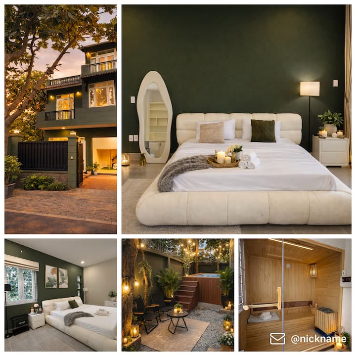 Emerald Villa 7br | Pool • Sauna • Ktv • Billiards - ホーチミン