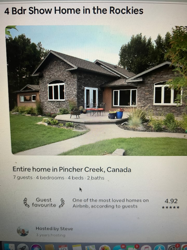 Cozy Retreat For Families And Couples - Pincher Creek