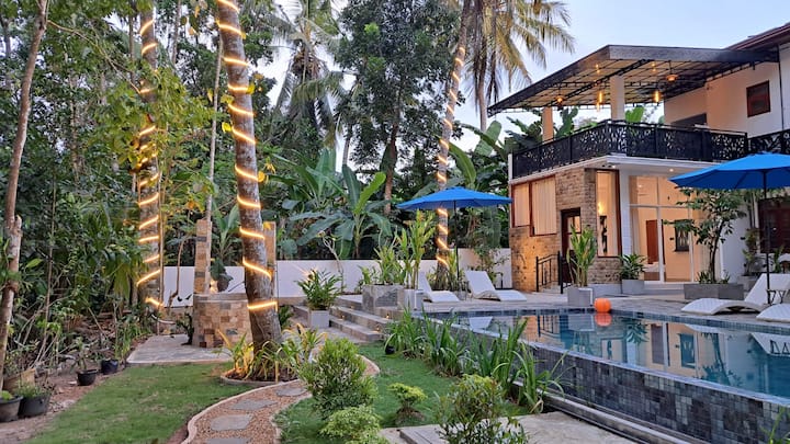 Hikka Cozy Vibe With A Pool In Greeny Environment - Hikkaduwa