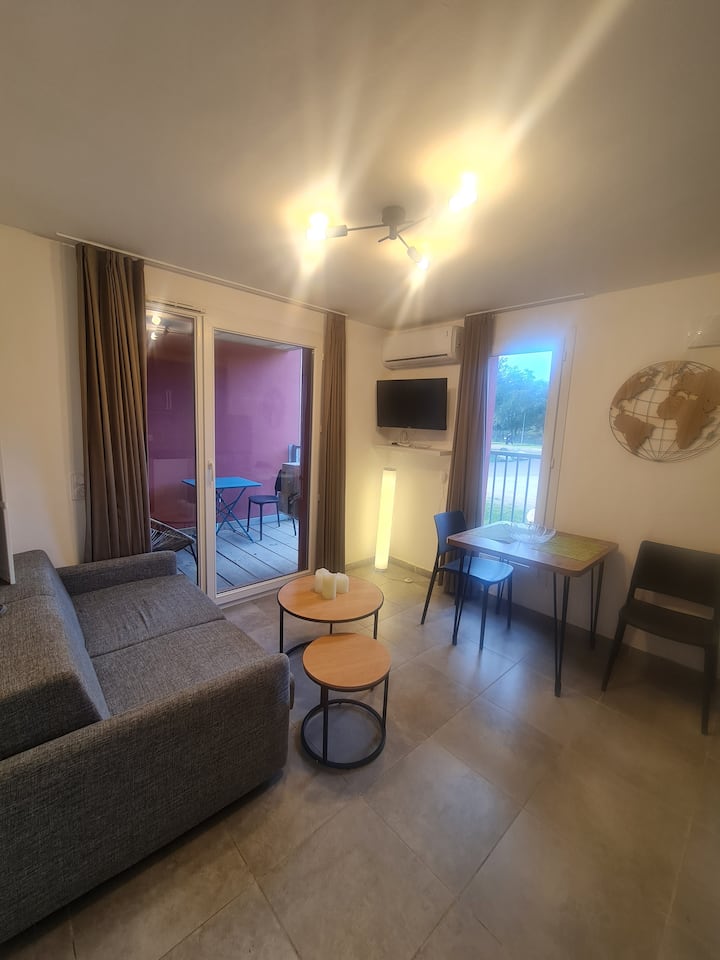 Appartement 2/4 P Avec Piscine En Rez De Jardin - Porto-Vecchio