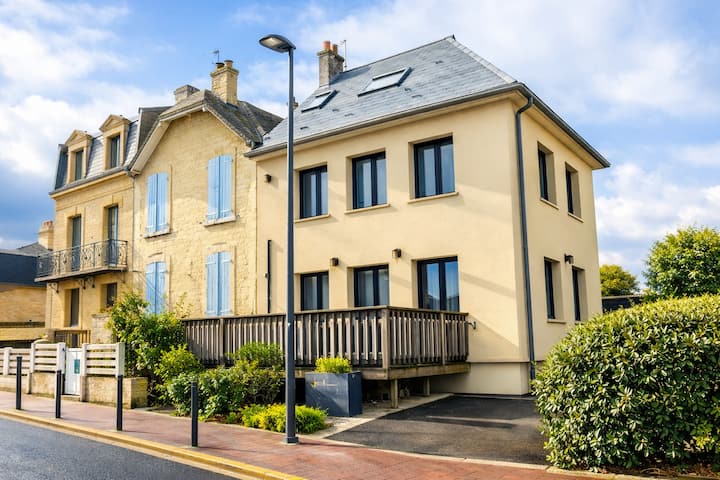 Maison Vue Mer•plage 50m•8 Pers•côte De Nacre - Luc-sur-Mer