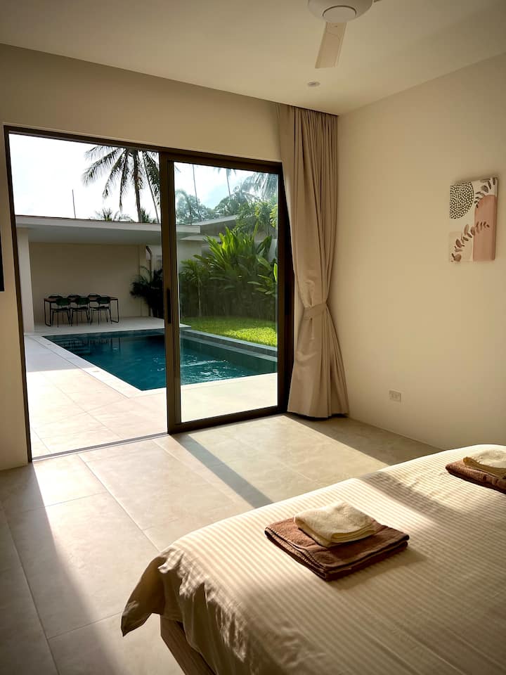 Chambre Privée, Chez L'habitant - Villa Piscine - Ko Samui