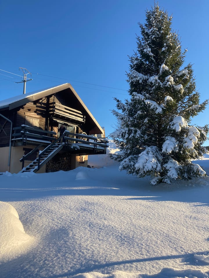 Chalet Bois Pour 6 Personnes - Mouthe