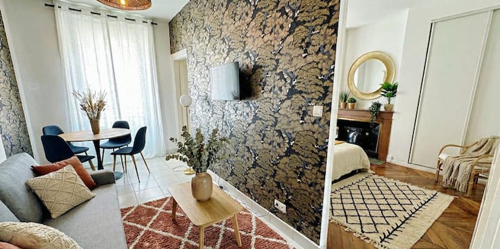 Le Flamencot • 2ch • 6pers • Metro Oullins - Sainte-Foy-lès-Lyon