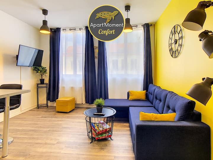 Appartement 1 Chambre - Parking Privé Gratuit - Saint-Omer