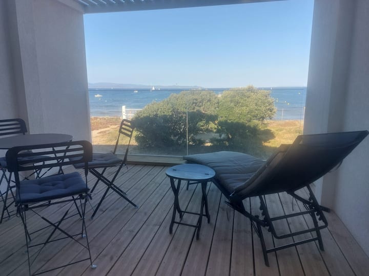 Détente Front De Mer - Terrasse Et Plage - Clim - Porquerolles