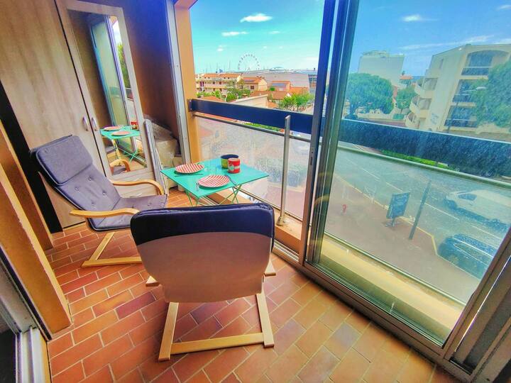 Studio Canet-plage, 2 Pièces, 4 Pers. - Canet-en-Roussillon