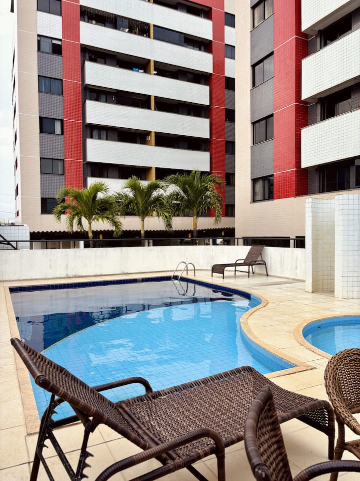 Ap 3/4, 2 Suítes, Garagem, 500m Orla De Atalaia - Aracaju