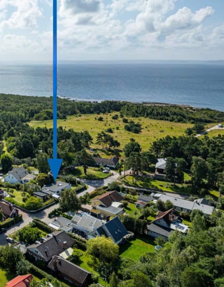 Havsnära Villa I Grötvik Med Attefallshus - Halmstad