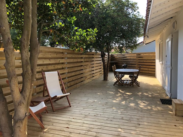 Maison Au Calme, Centre-ville Et Plage à Pied. - Biscarrosse