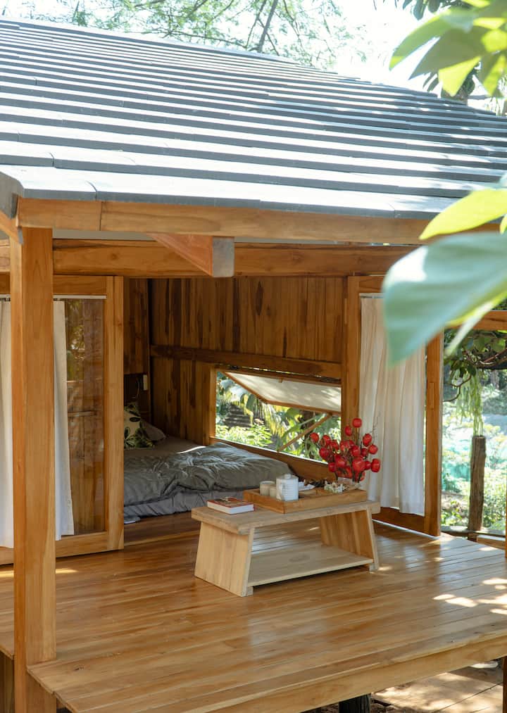 Eco Bungalow 2 | 300 Plant Species | Stream & Pool - Vietnam