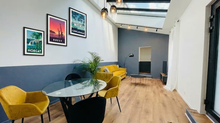 Loft Lumineux - Design Moderne Hypercentre - Brest