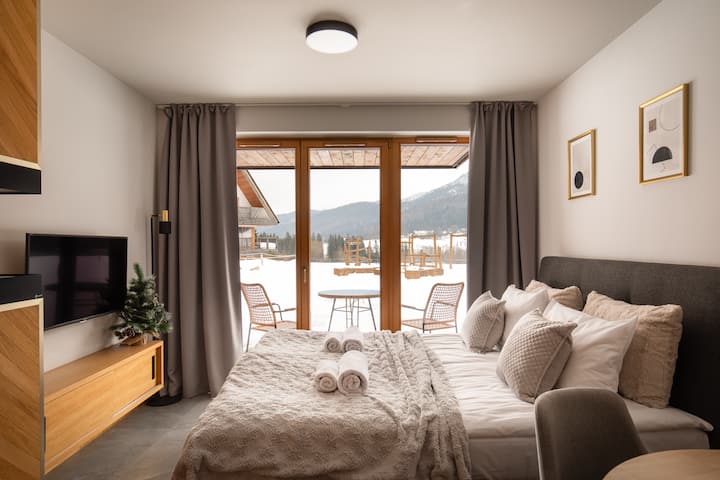 Polana Resort E04 | Bio-fireplace | Mountain View - Kościelisko