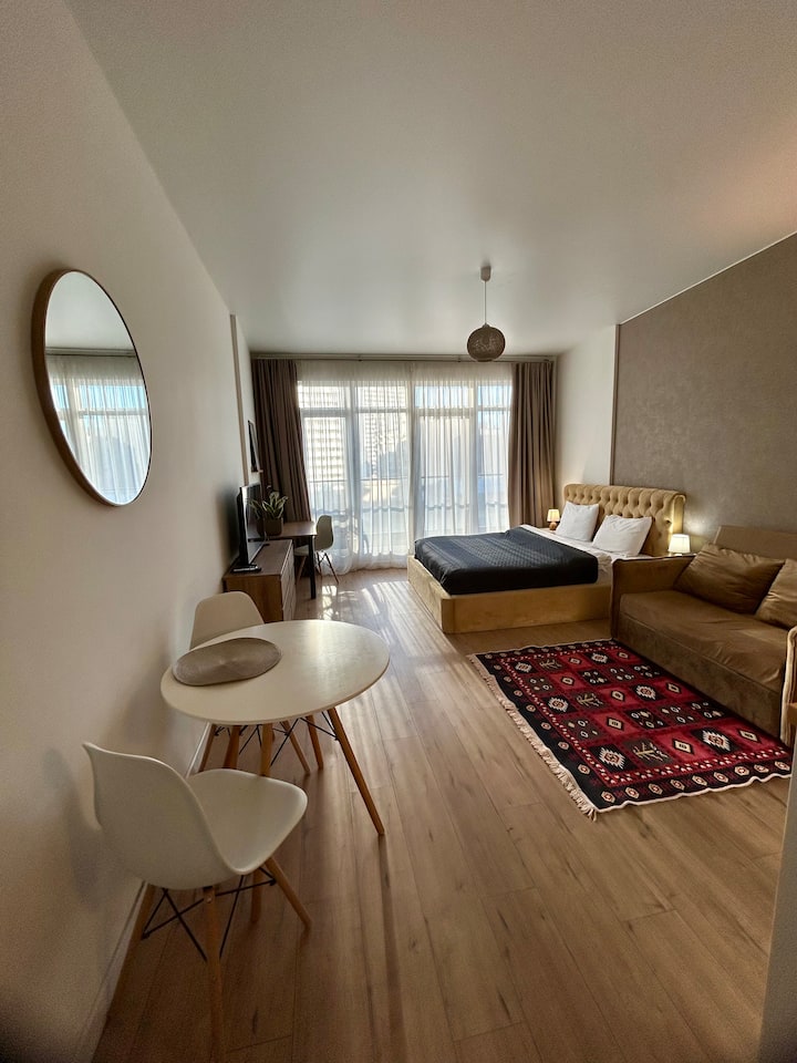 Уютная квартира на 7 этаже с видом на море - Batumi