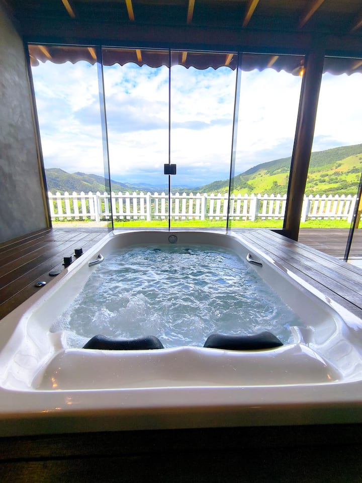 Cabana No Alto  Da Montanha Com Vista Para O Vale - Brazil