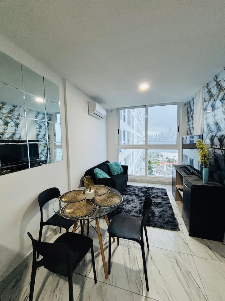 Apt+view+cozy Frente Al Mar - Panamá