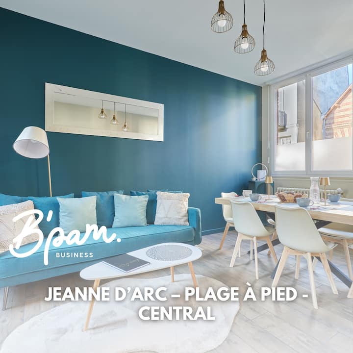 Jeanne D'arc - Plage à Pied - Central - Villerville