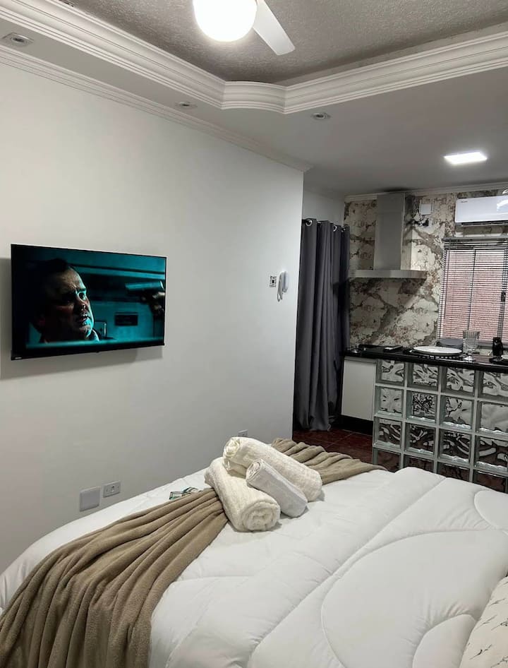 Studio Moderno No Itaim Paulista /Conforto Premium - Poá