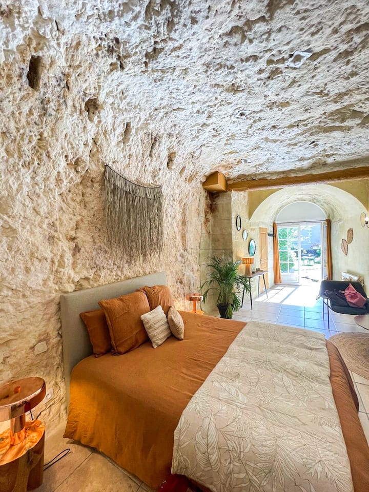 Cocon Troglodytique
Chambre "Honoré"
La Tufolière - Vouvray